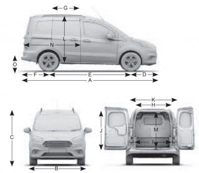 Ford Transit Courier Dimensions | Van Guide